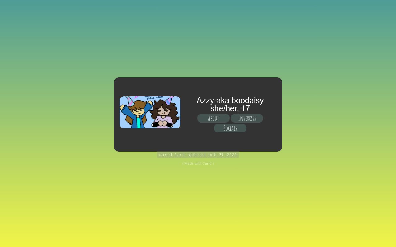 Azzy/boodaisy